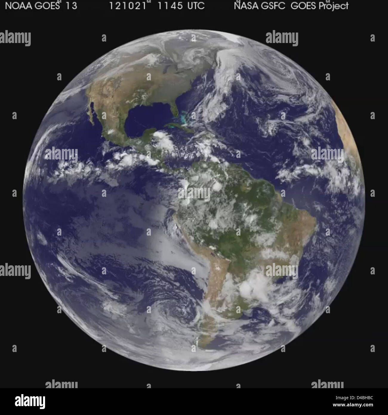 A Global View of Hurricane Sandy's Life [hd video] Stock Photo - Alamy