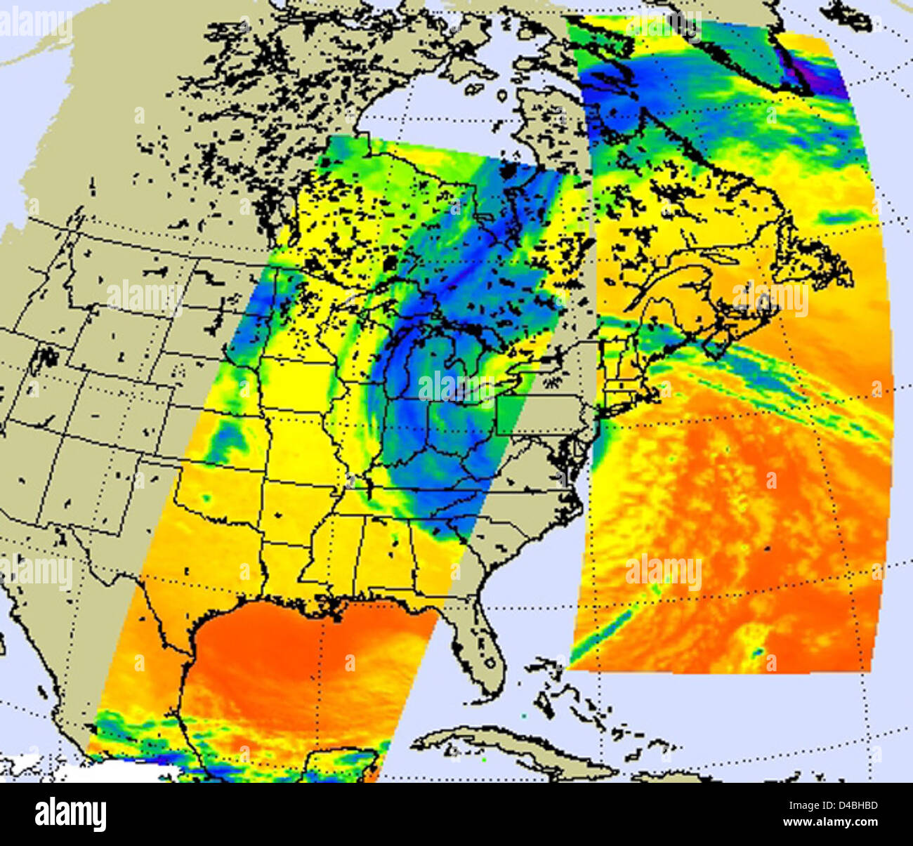 Hurricane sandy nasa hi-res stock photography and images - Alamy
