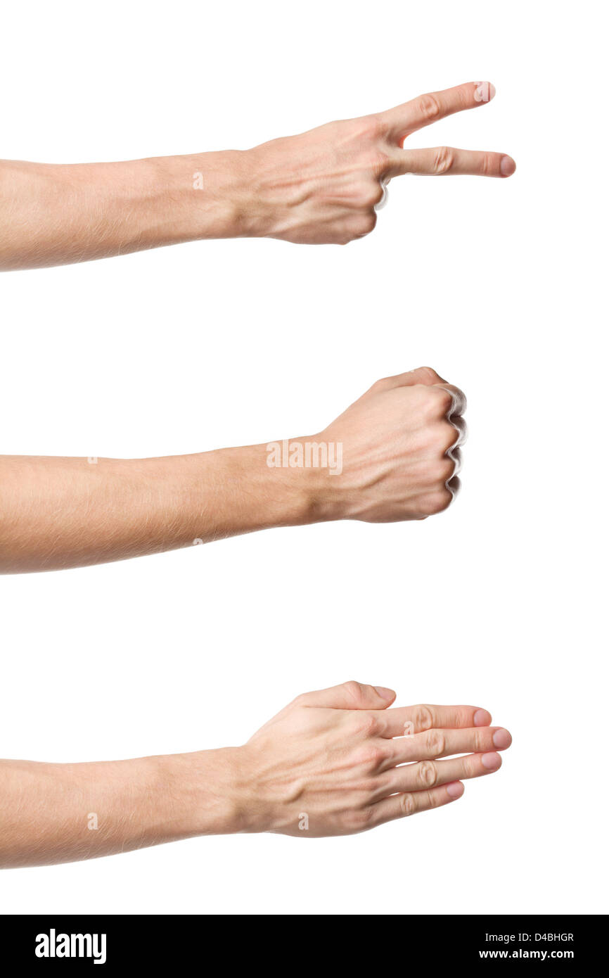 Hand gestures game hi-res stock photography and images - Alamy