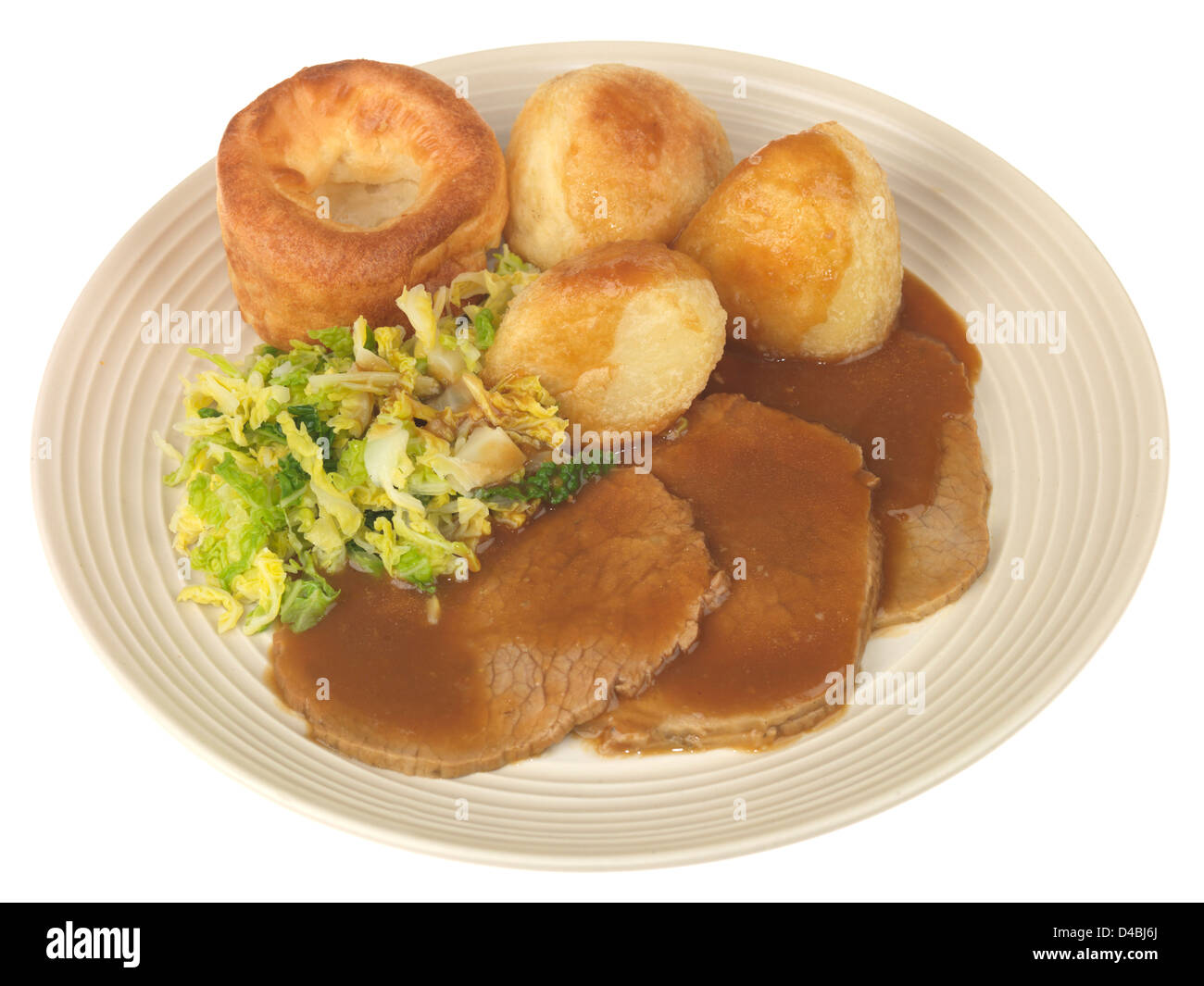 Traditional sunday roast beef yorkshire Cut Out Stock Images & Pictures ...