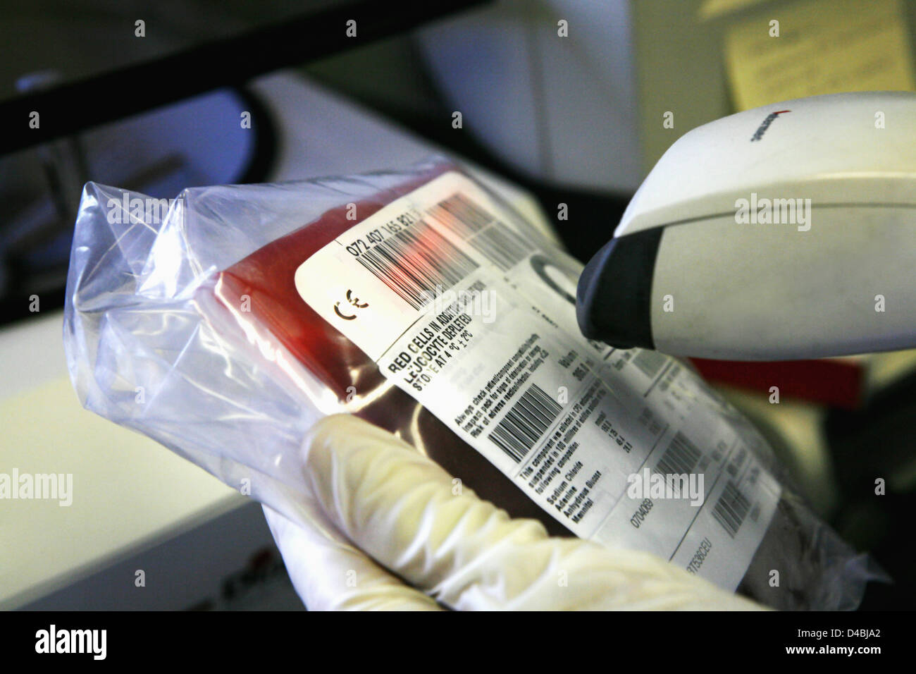 Technician scanning hi-res stock photography and images - Alamy