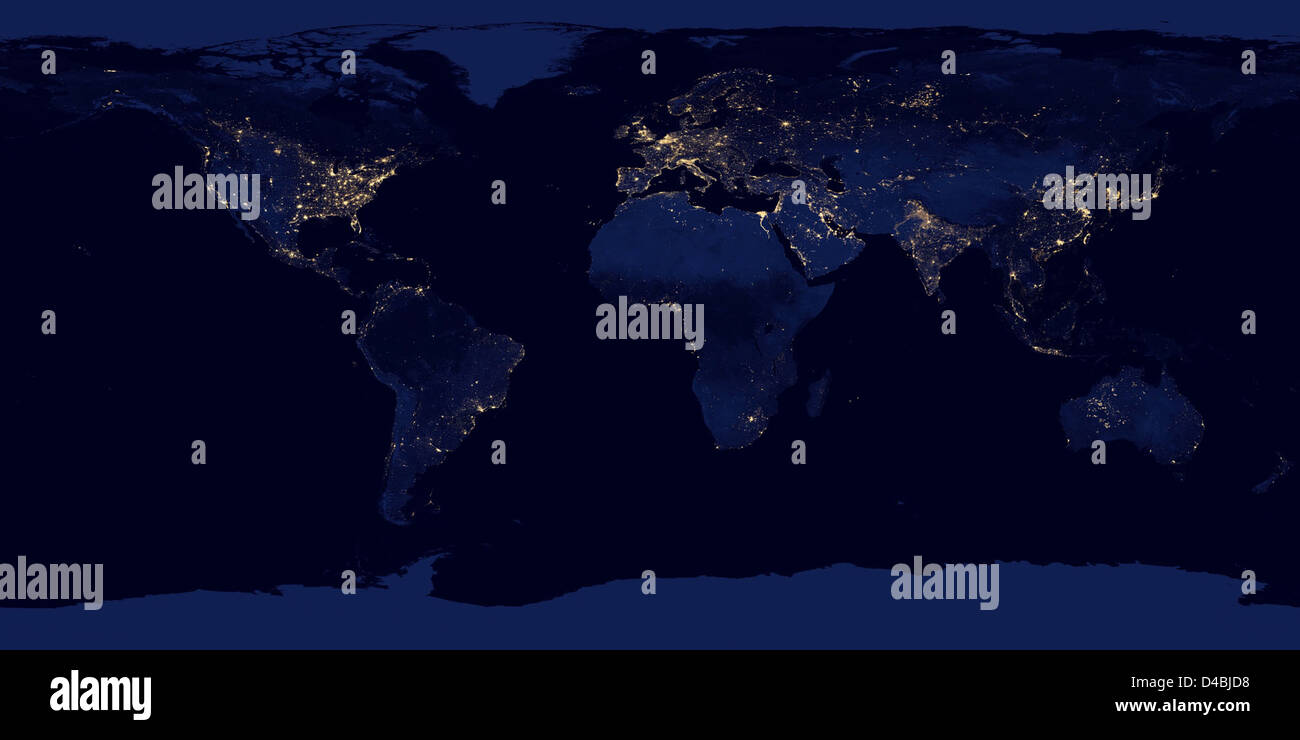 Night flight map hi-res stock photography and images - Alamy