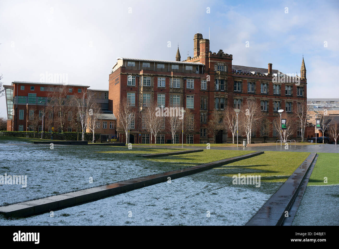 Cheethams school of music, manchester, taken from across the lawn at ...