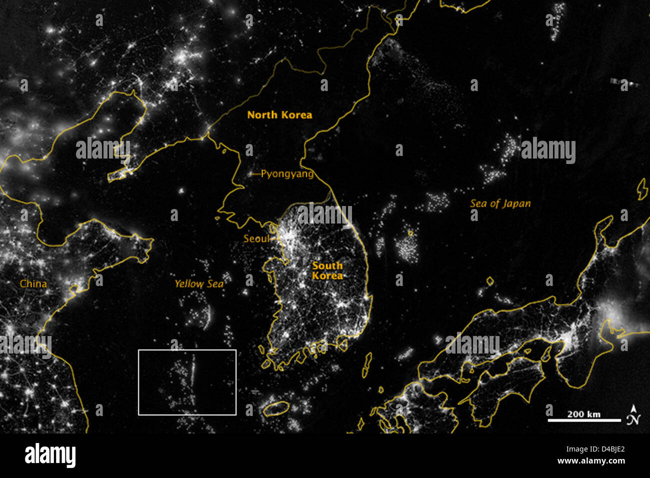 NASA's Black Marble project captures stunning images of Earth at night ...
