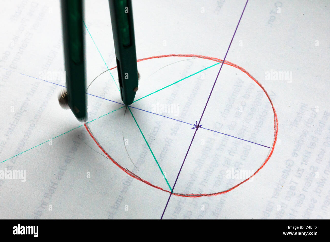 An egg shape can be constructed by connecting four circle-segments ...