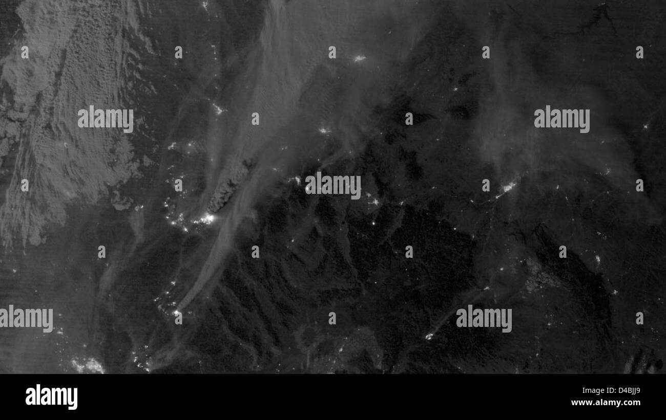 The Mustang Complex fires in Idaho are visible in the 2012 Black Marble ...