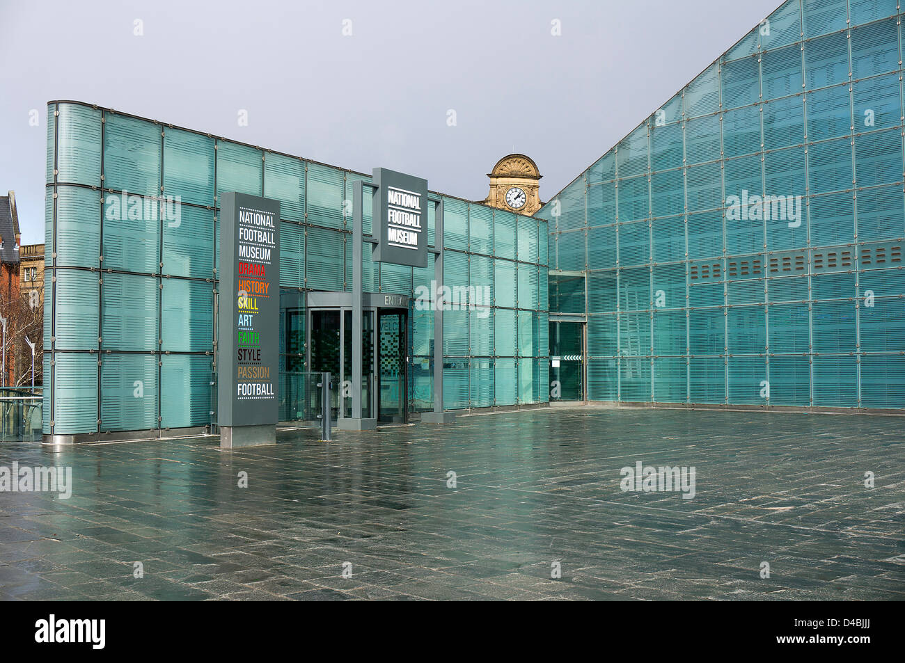 Urbis, Home of the national football museum manchester Stock Photo - Alamy