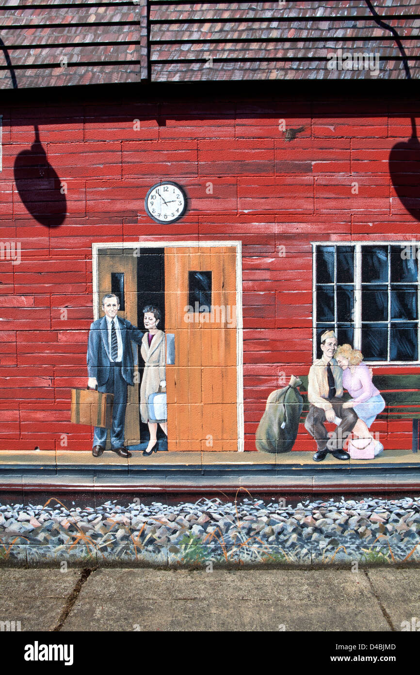 A wall painting in the town of Sultan, Washington, USA Stock Photo - Alamy