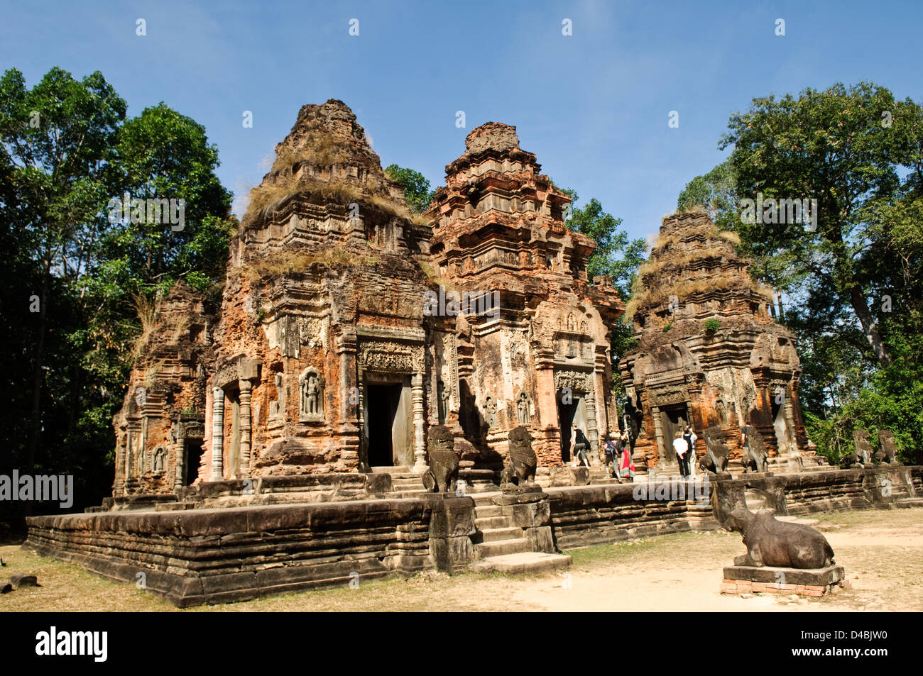 preah ko temple,angkor archaeological park, cambodia Stock Photo - Alamy