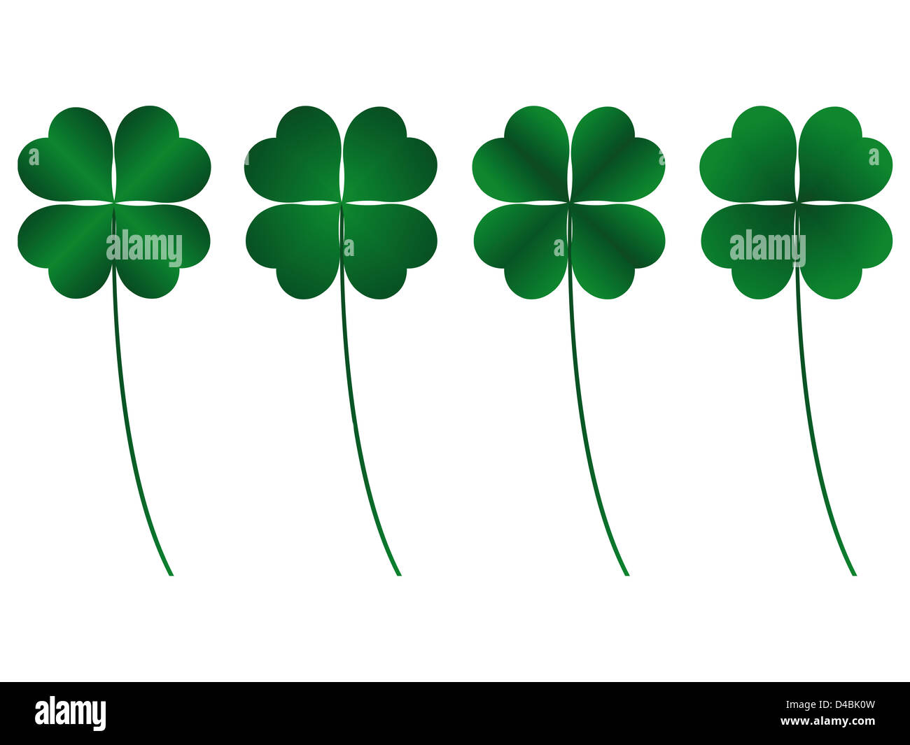 Celtic four leaf clover hi-res stock photography and images - Alamy