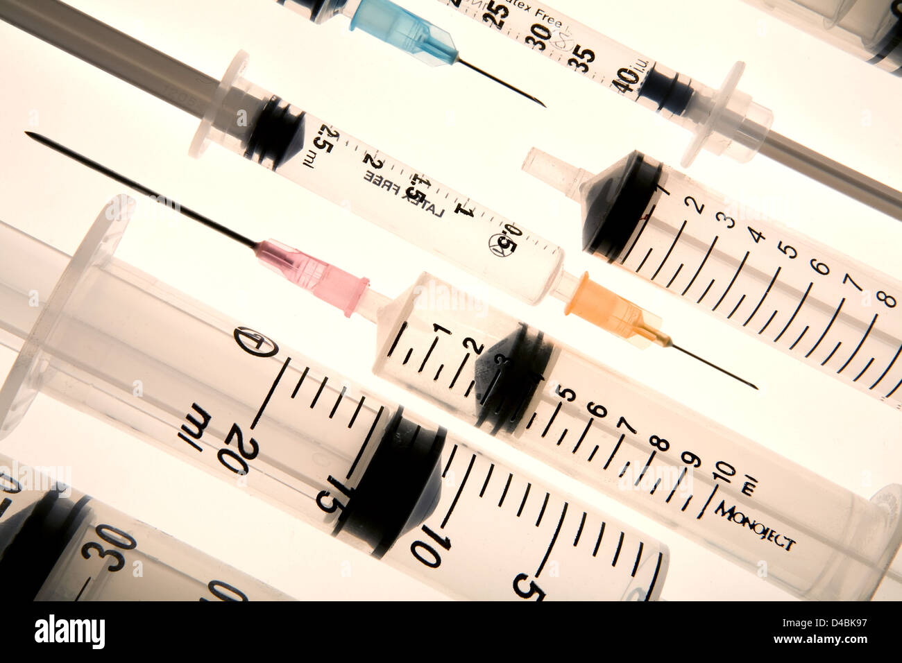 Selection of various syringes hi-res stock photography and images - Alamy