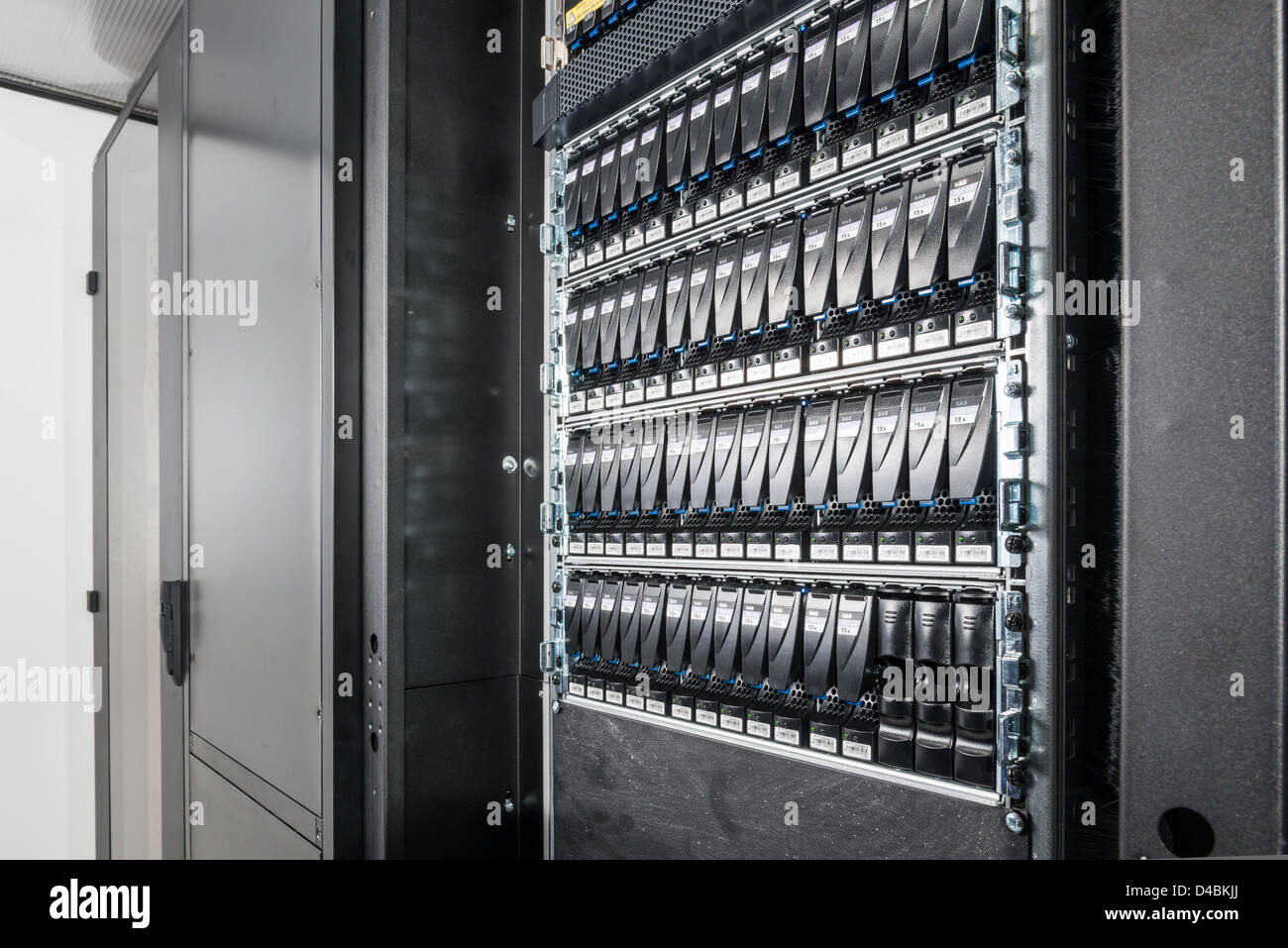 hard drives in data center Stock Photo - Alamy