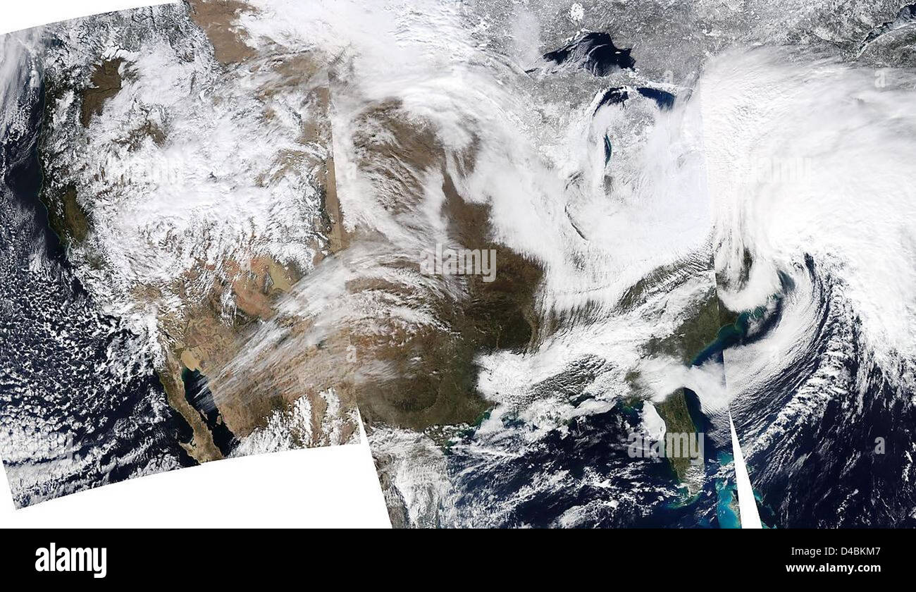 A NASA satellite captures imagery of the powerful Winter Nor'easter ...
