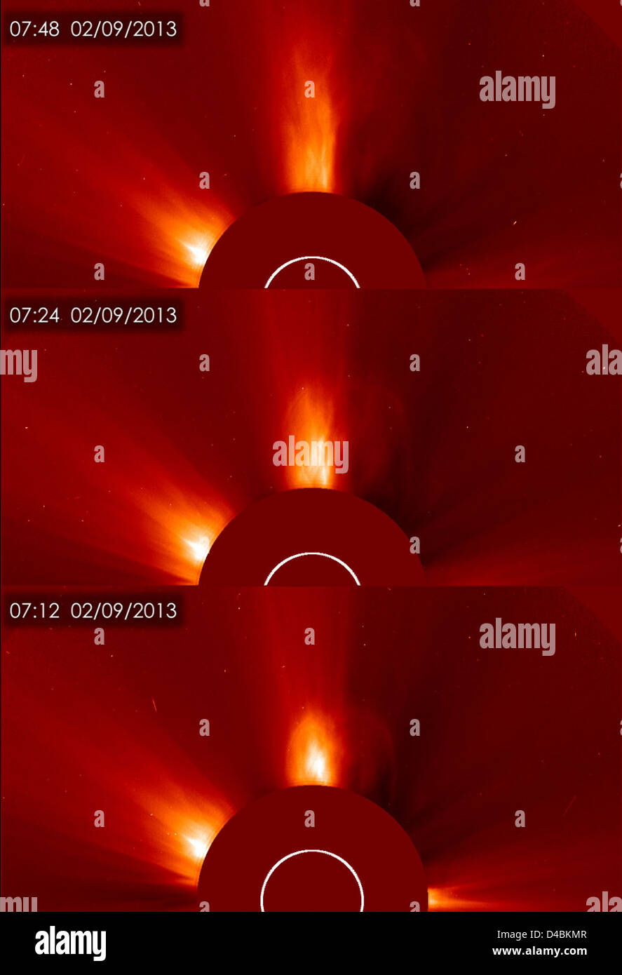 A long-duration solar flare releases a Coronal Mass Ejection (CME ...