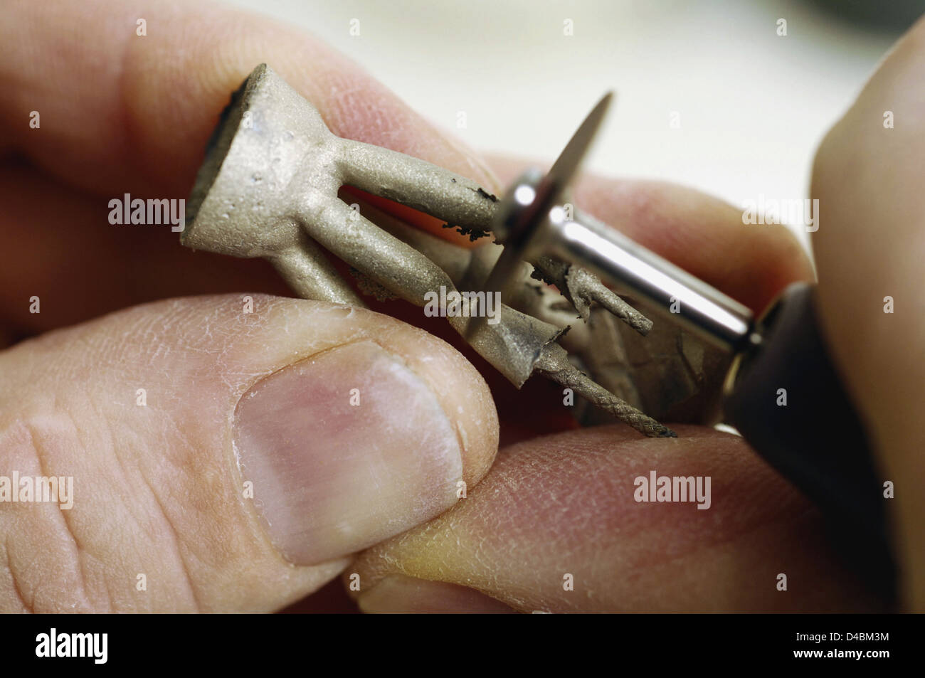 Cutting post and cores Stock Photo - Alamy