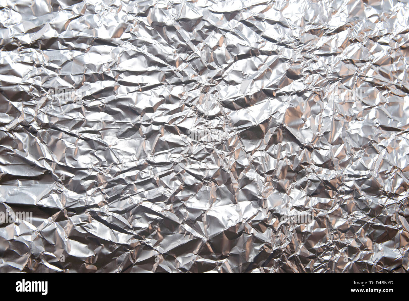 Wrinkled aluminum. Metalic background Stock Photo - Alamy