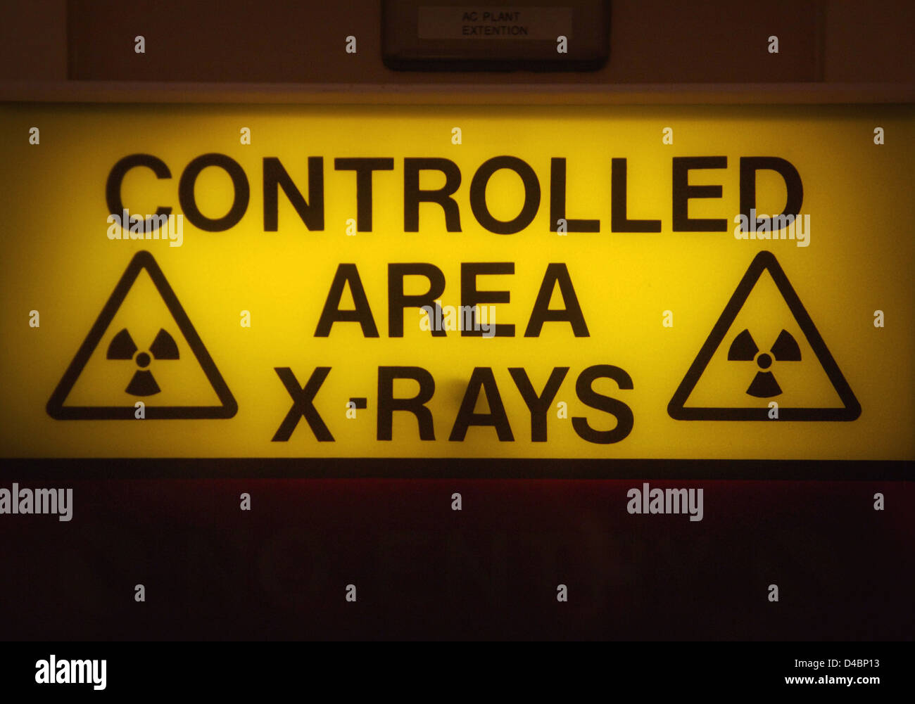 X ray warning signs hi-res stock photography and images - Alamy
