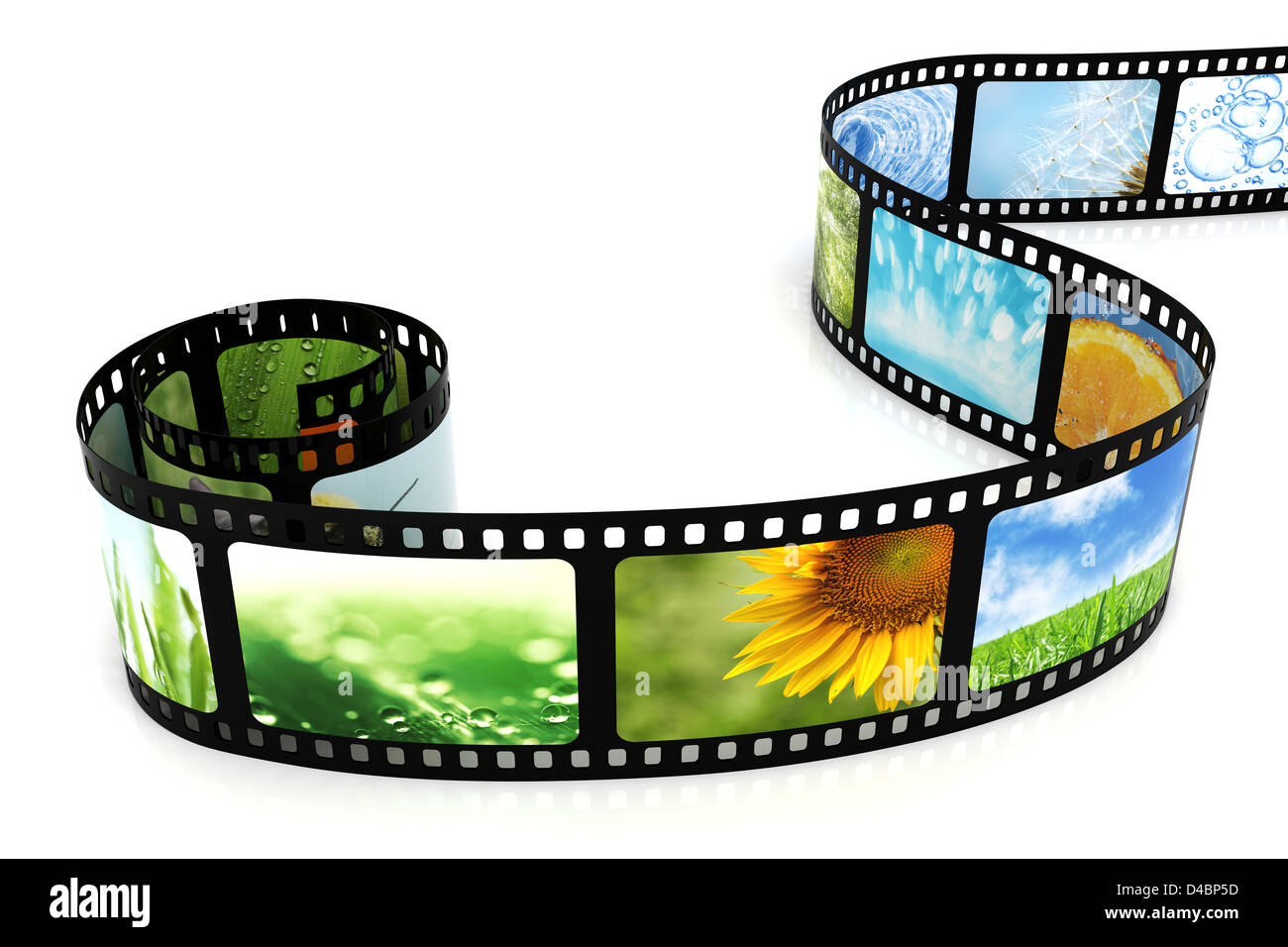 Film with images Stock Photo - Alamy