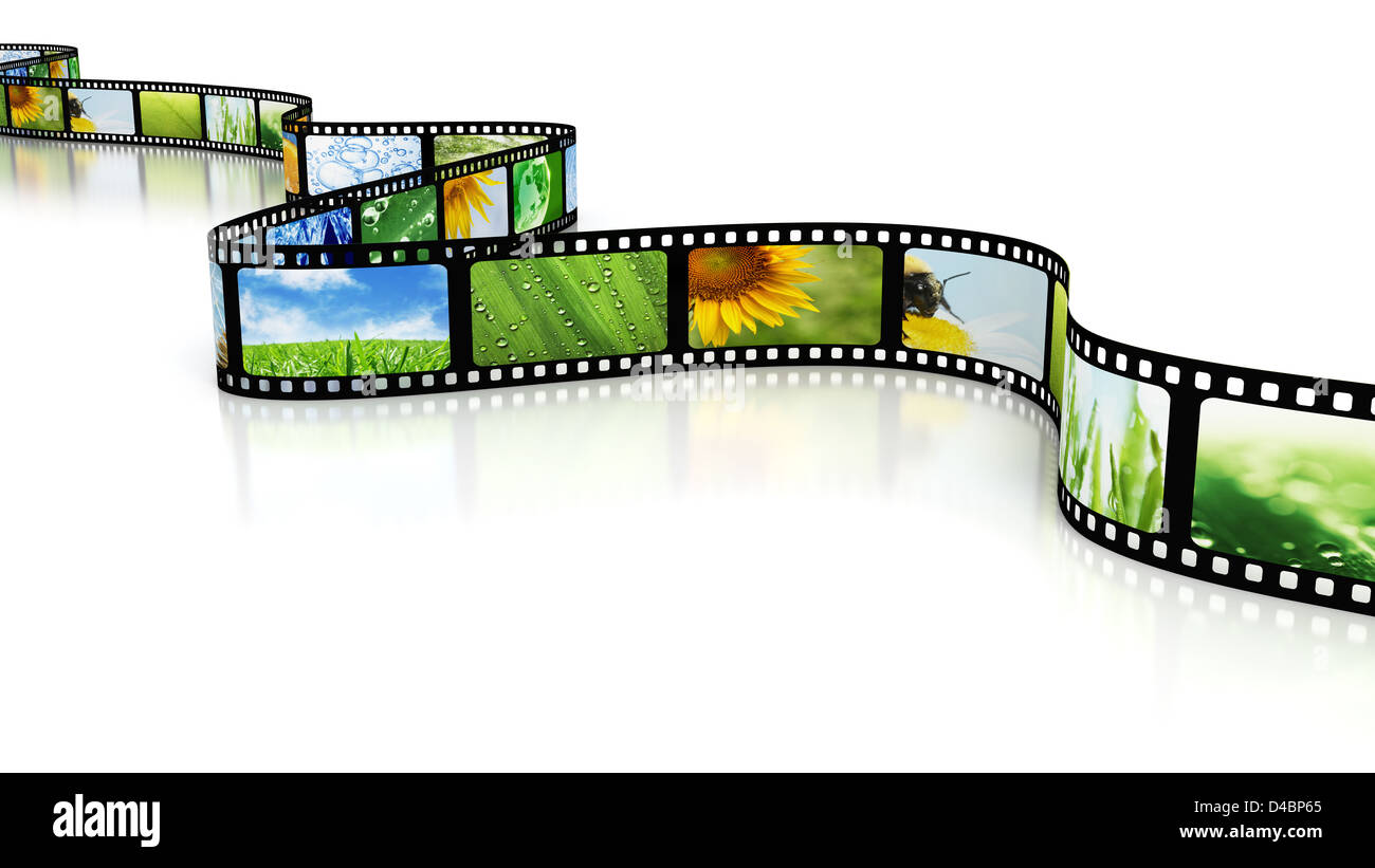 Film with images Stock Photo - Alamy
