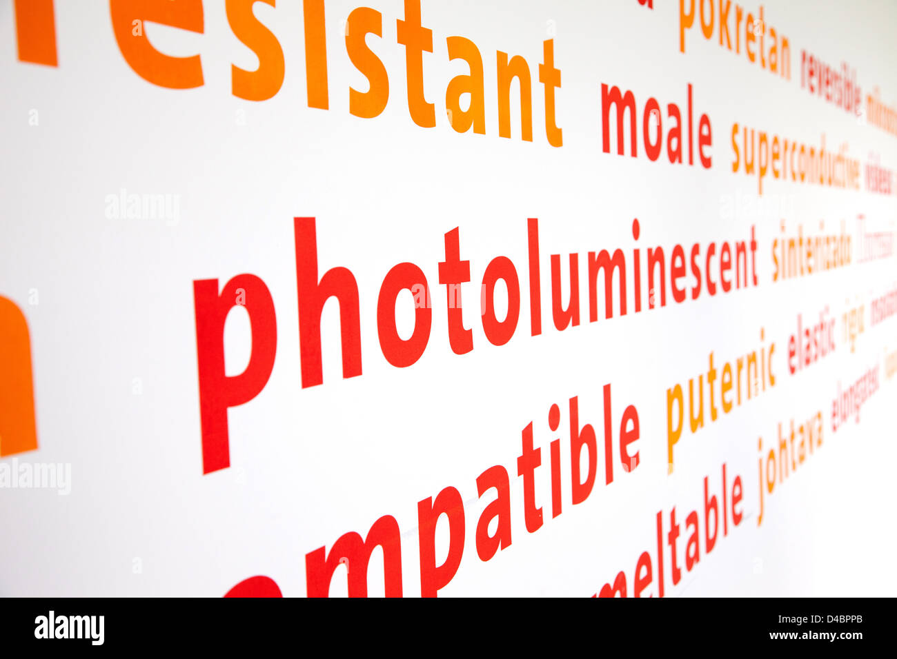 English word hi-res stock photography and images - Alamy