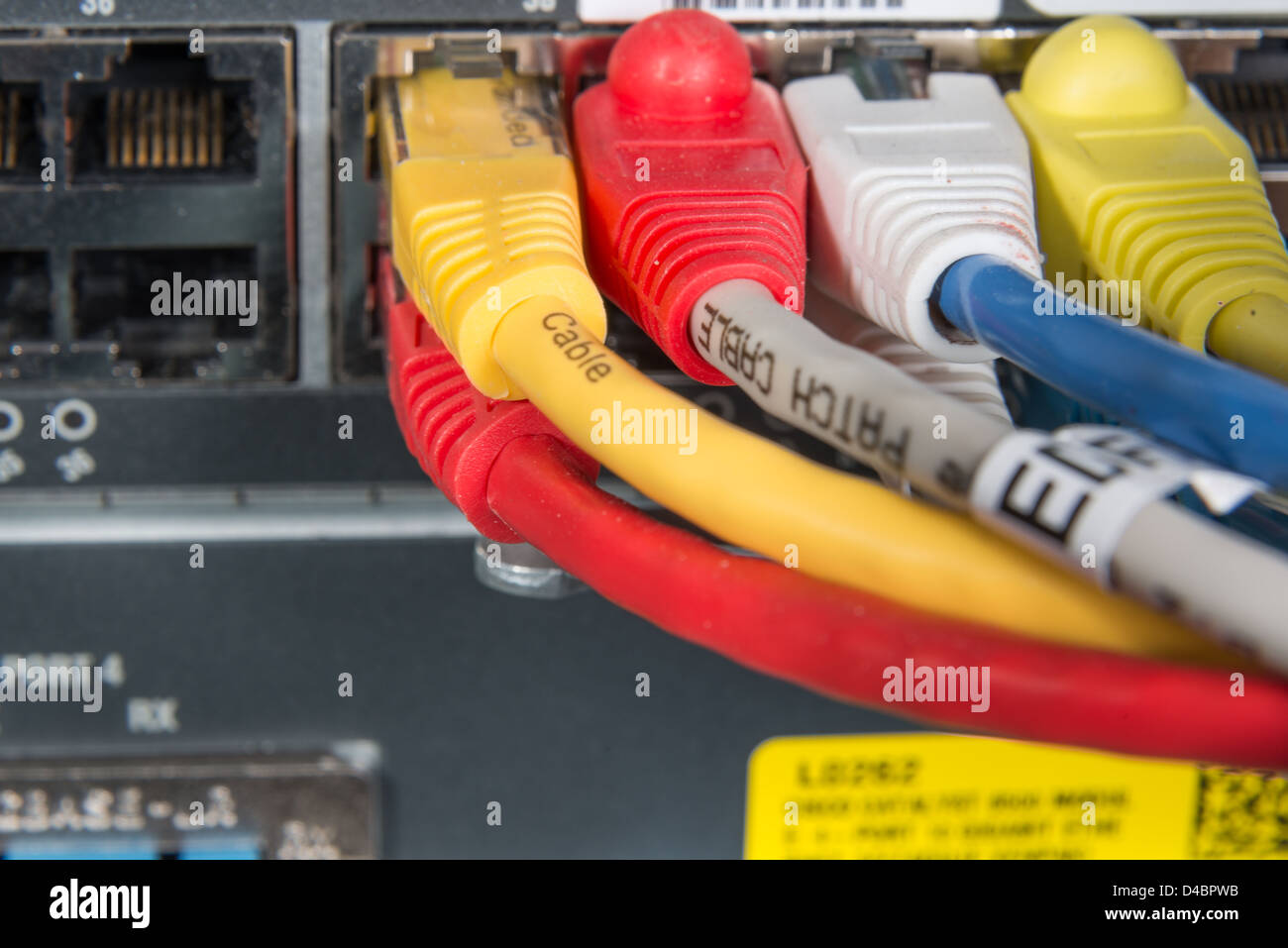 Network hub patch panel hi-res stock photography and images - Alamy