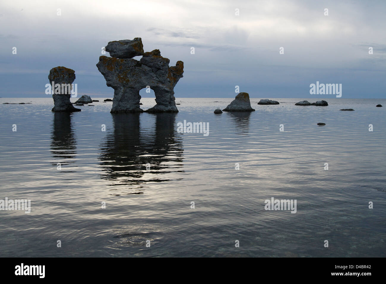 Travel images sweden A Rauk formation called The Dog in Faro Island ...