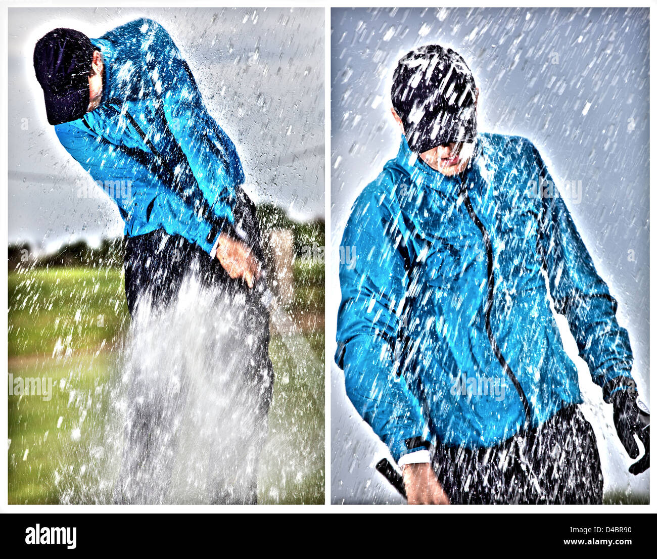 Golf rain hi-res stock photography and images - Alamy