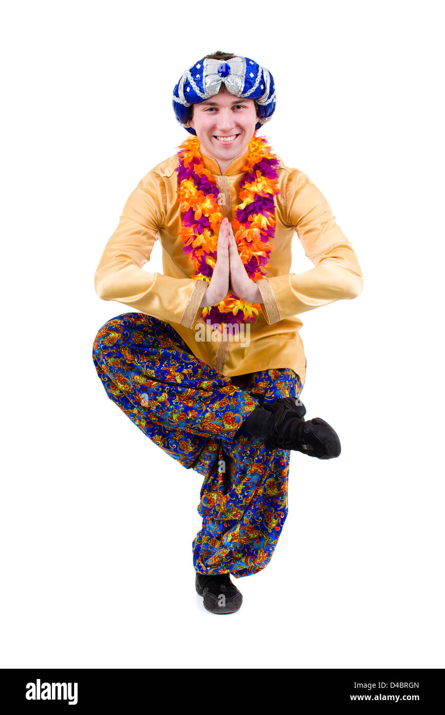 Namaste pose Cut Out Stock Images & Pictures - Alamy