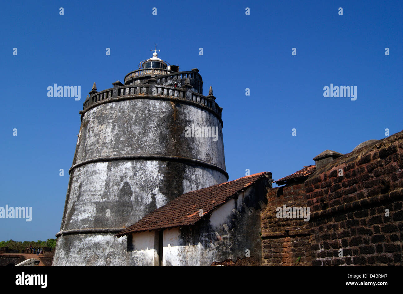 Aguada fort lighthouse evening hi-res stock photography and images - Alamy