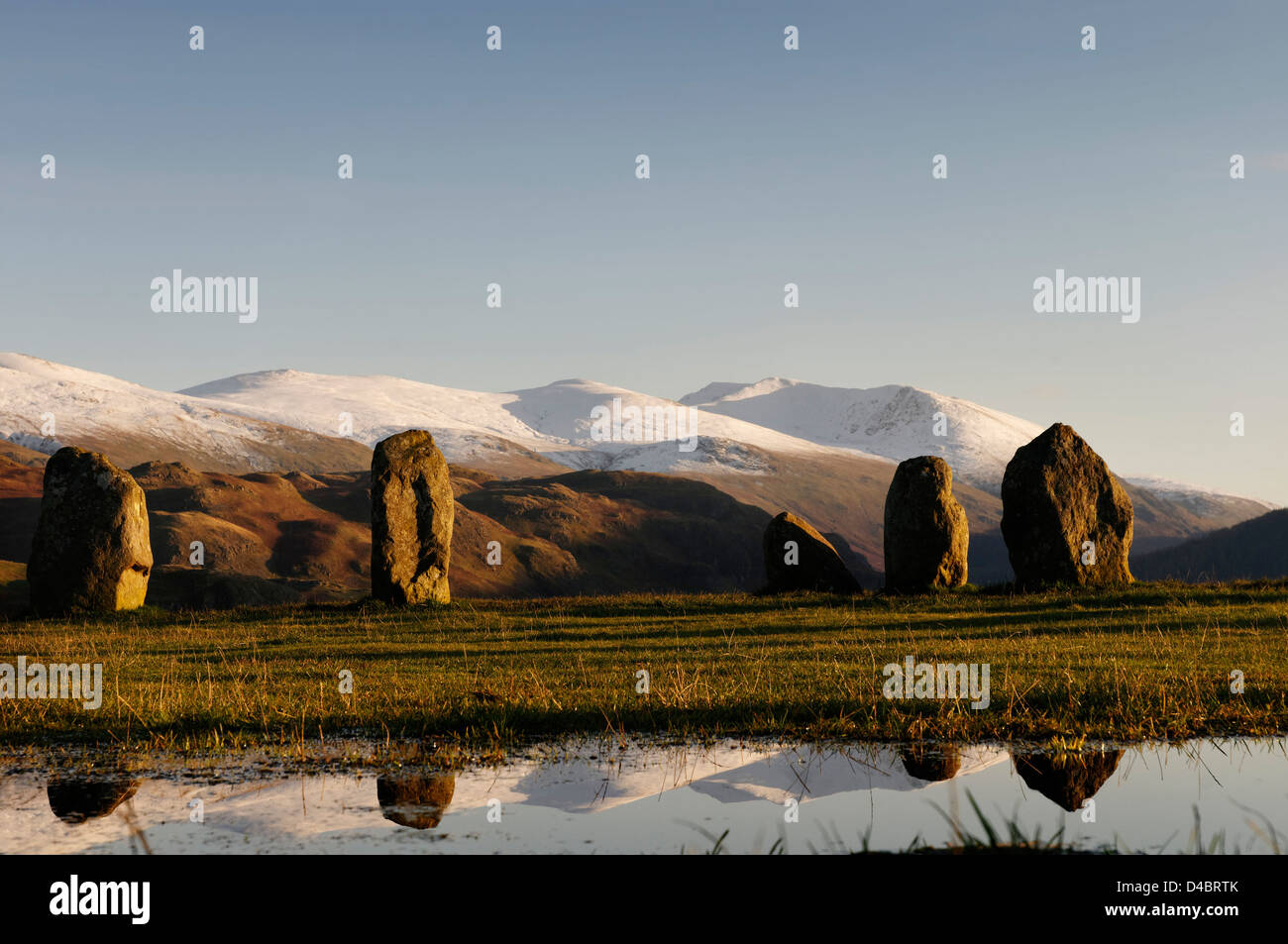 Stone circles in the snow hi-res stock photography and images - Alamy