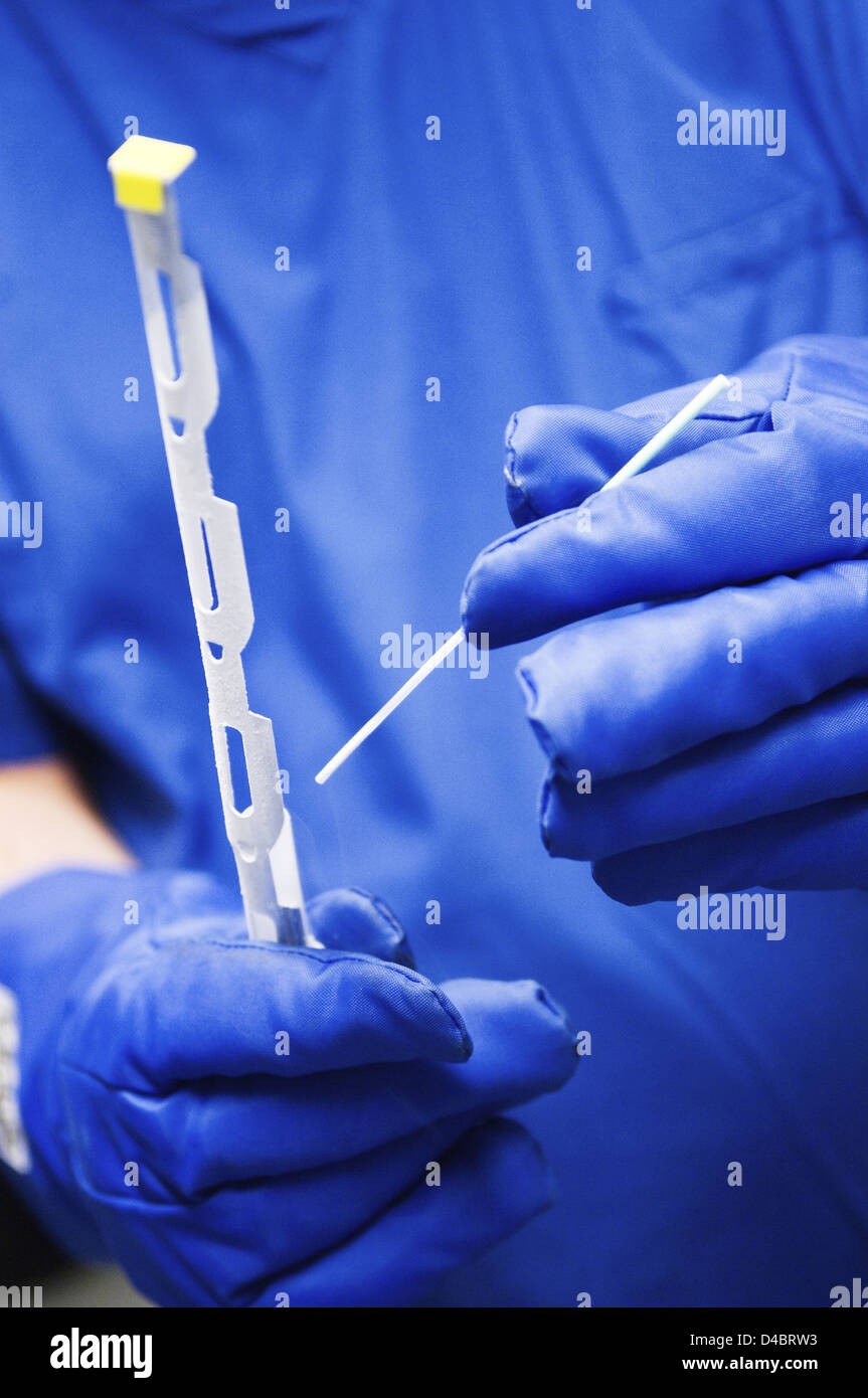 Fertilized embryos are stored in liquid nitrogen filled tanks to keep ...