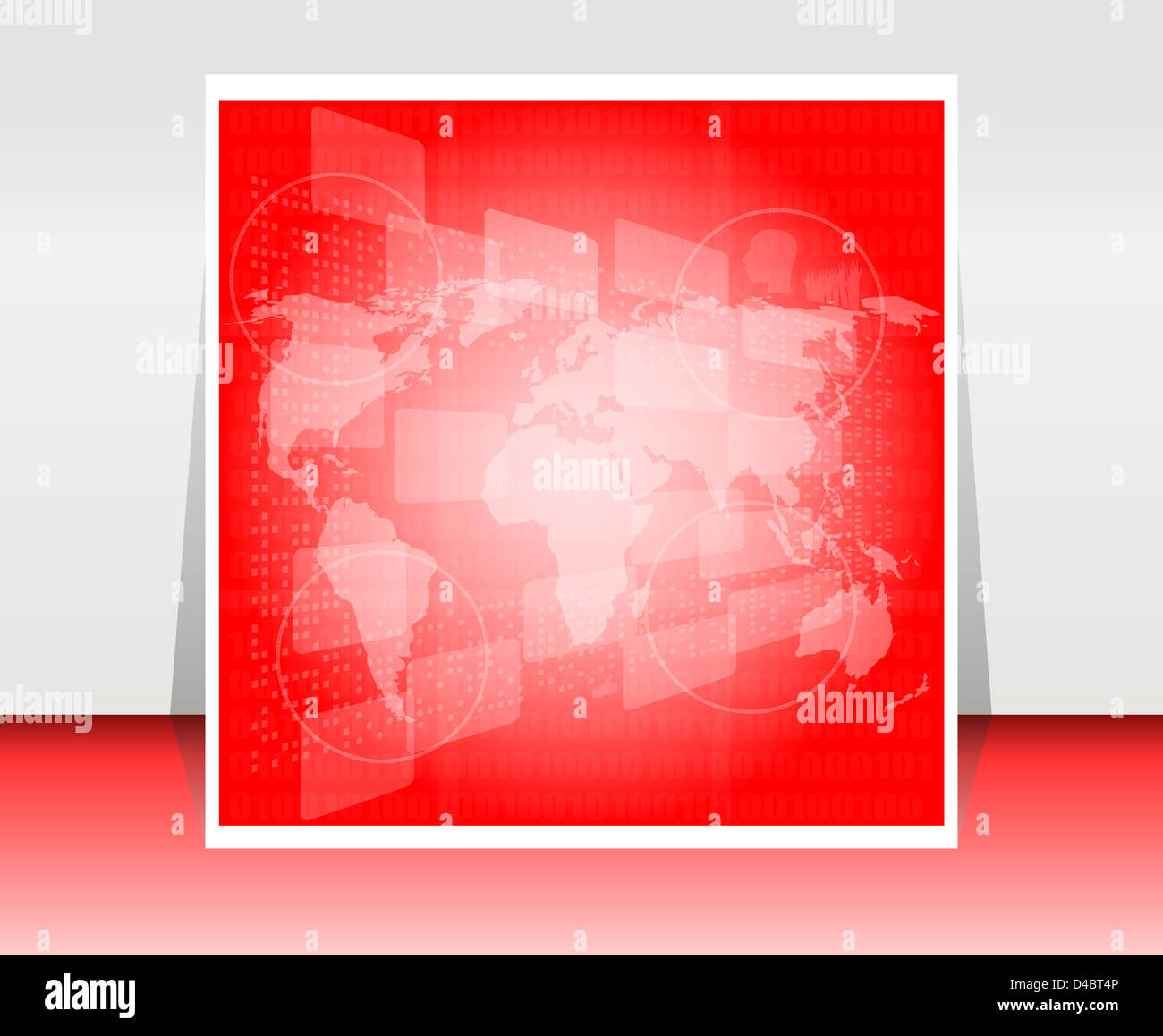 Flyer design illustration world hi-res stock photography and images - Alamy