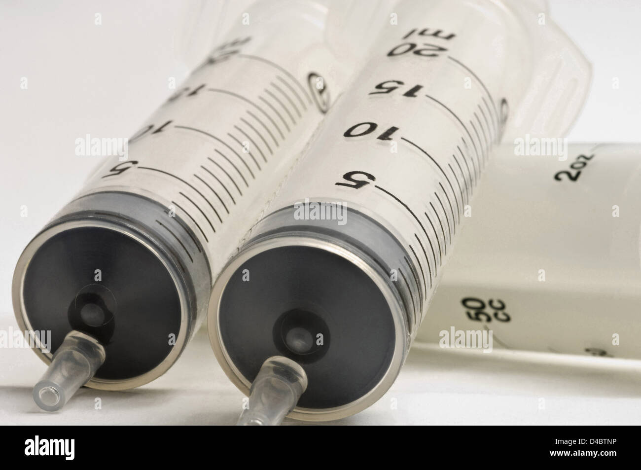 Close-up of syringes Stock Photo - Alamy