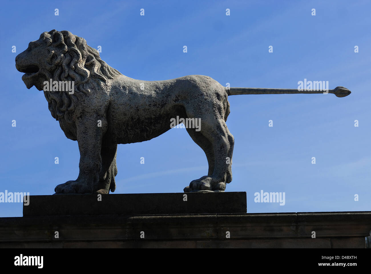 The Lion Bridge, Alnwick Castle Stock Photo - Alamy