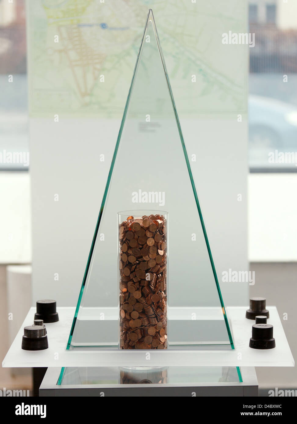 Berlin, Germany, at the Museum of the coin Centmuenzenturm Berlin Stock ...