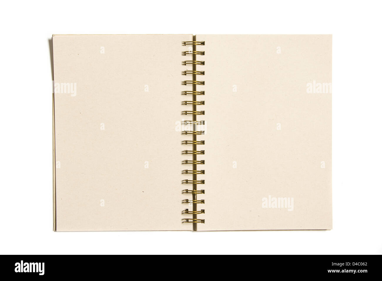 Organic paper notebook isolated on white in the studio Stock Photo - Alamy