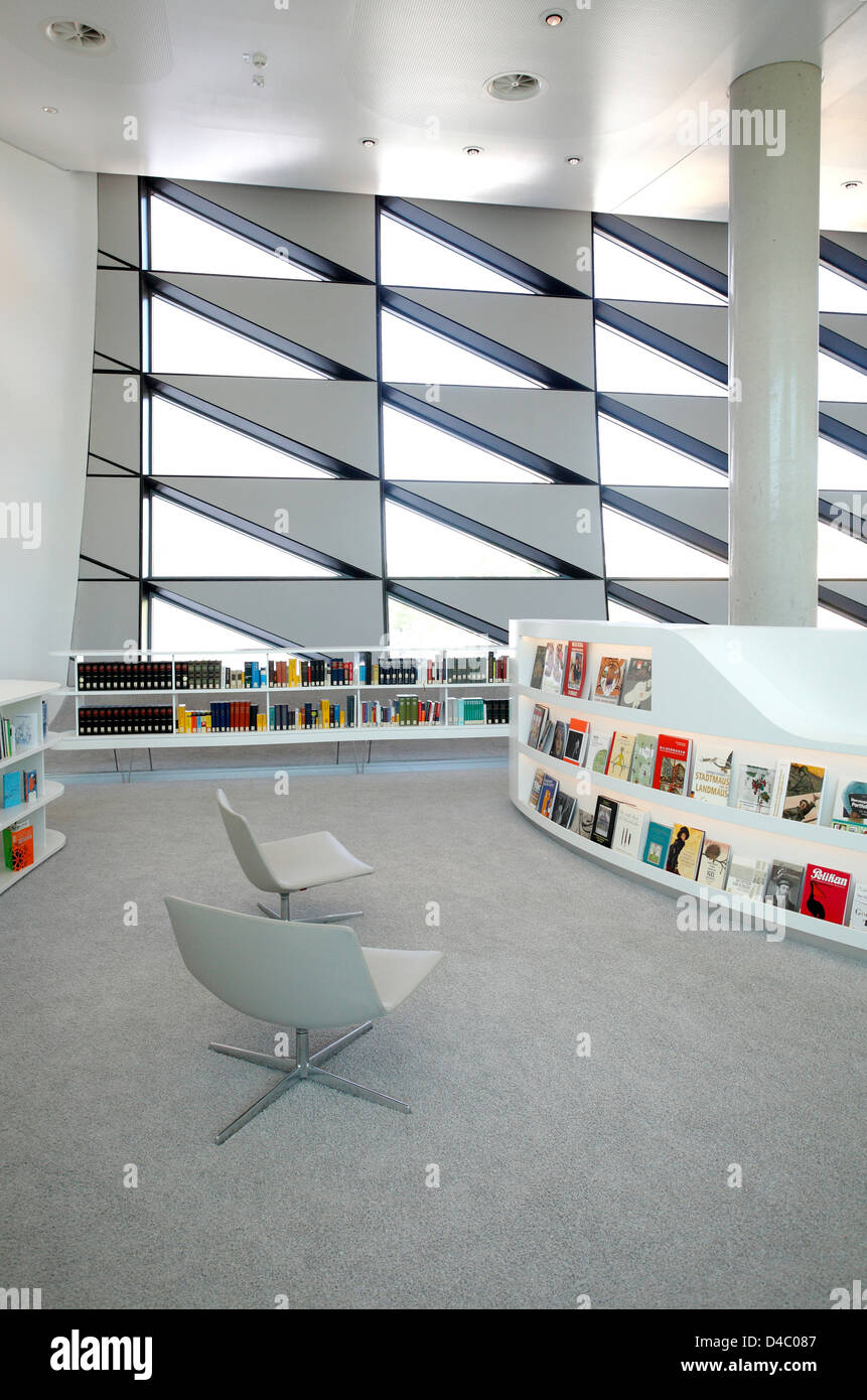 Leipzig, Germany, the new Lesessal the German National Library Stock ...