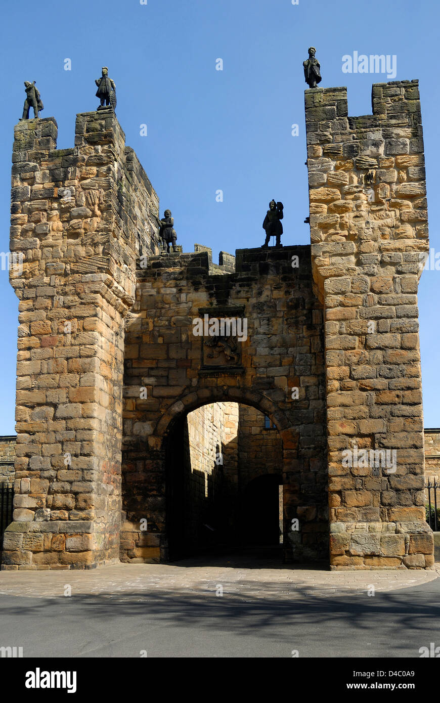 The Barbican, Alnwick Castle, Northumberland Stock Photo - Alamy