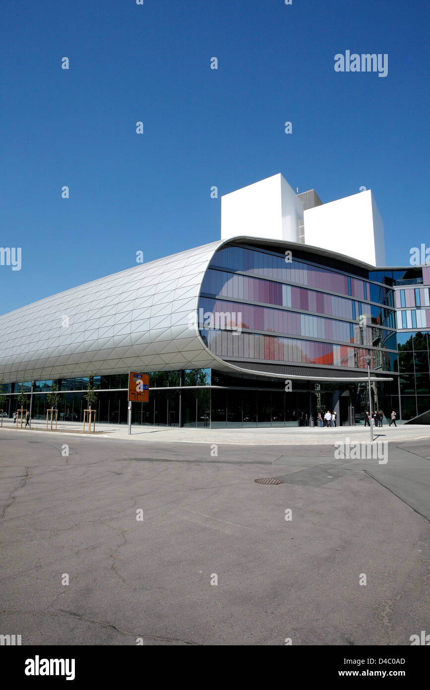 Leipzig, Germany, the building of the German National Library Stock ...