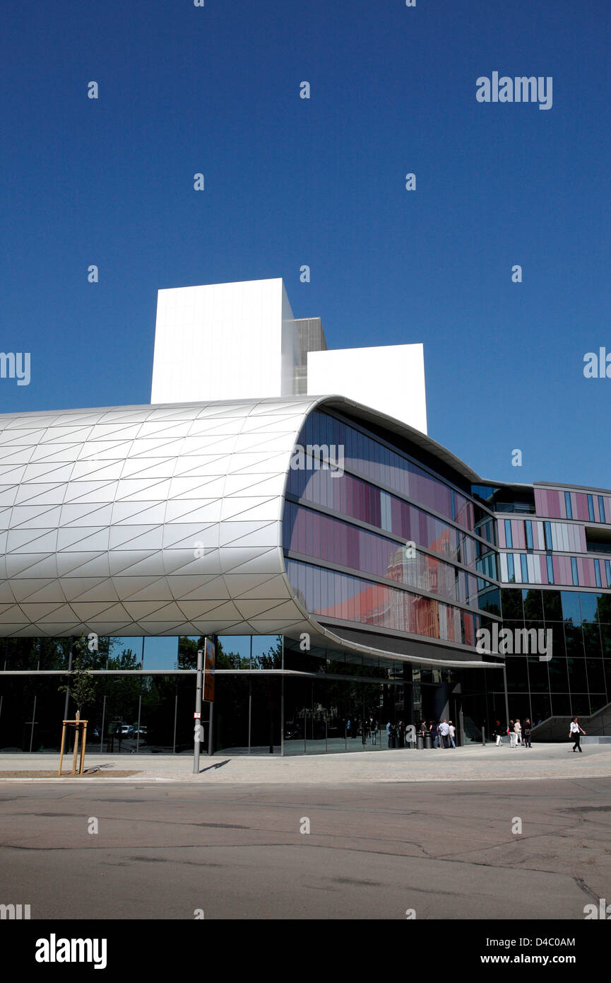 Leipzig, Germany, the building of the German National Library Stock ...
