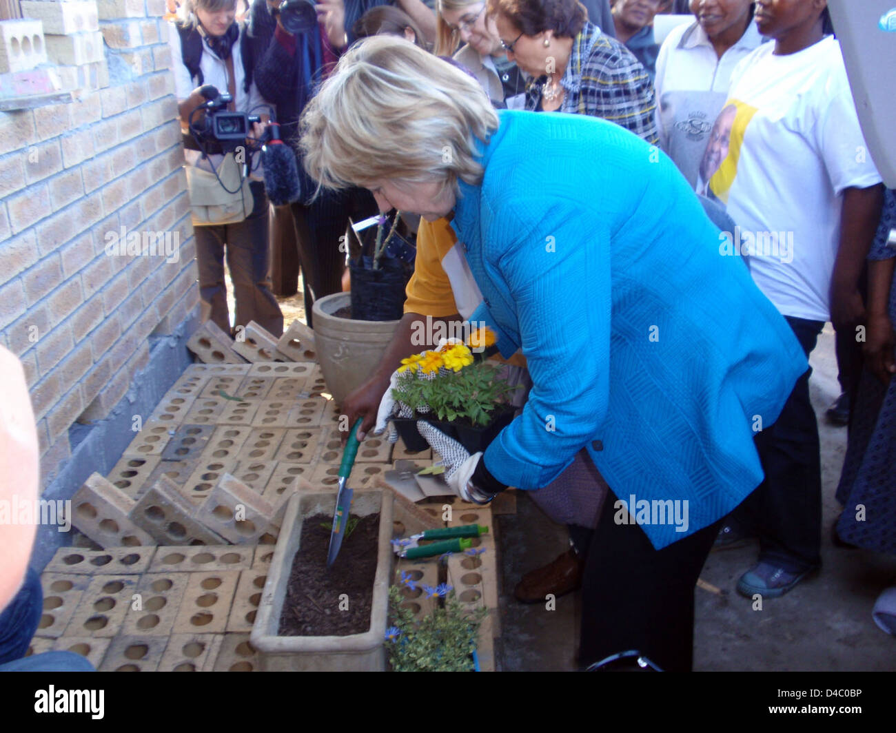 Secretary Clinton Visits Victoria Mxenge Housing Development Stock ...