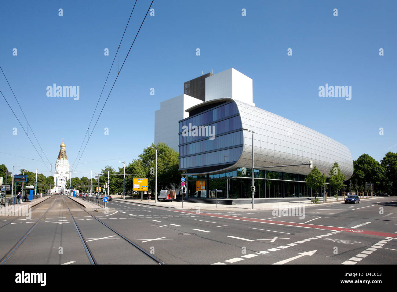 Leipzig, Germany, the building of the German National Library Stock ...