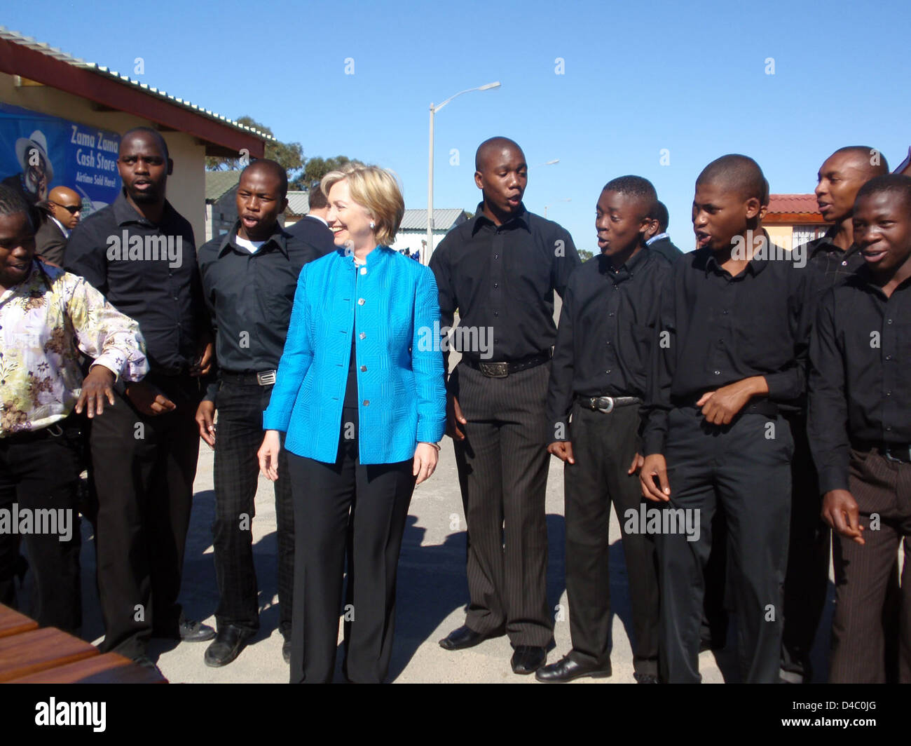 Secretary Clinton Visits Victoria Mxenge Housing Development Stock ...