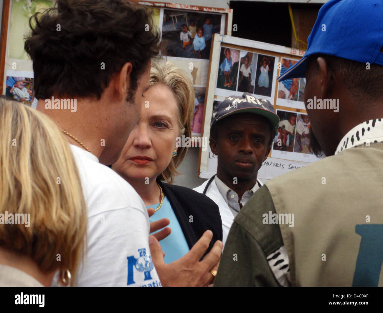 Behind the Scenes: Secretary Clinton Visits Mugunga IDP Camp Stock ...
