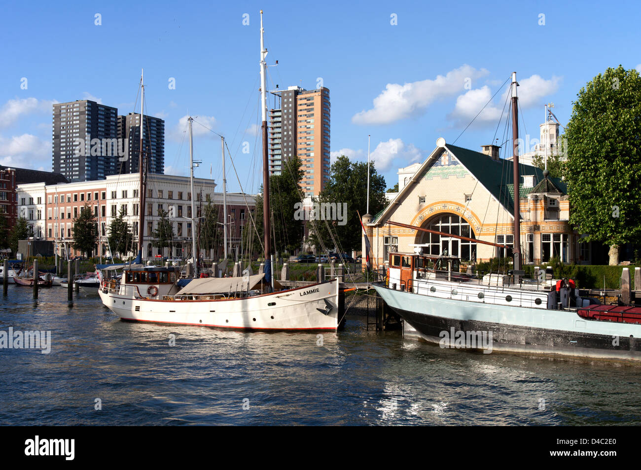 Rotterdam, Netherlands, Cityscape in Veerhaven Stock Photo - Alamy
