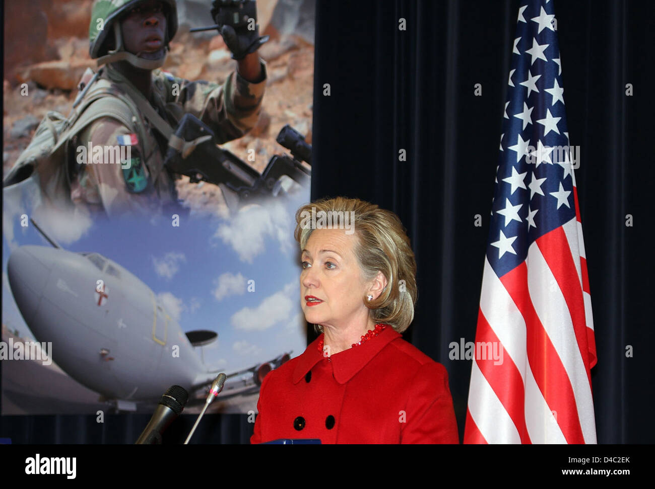 NATO Press Conference Stock Photo - Alamy