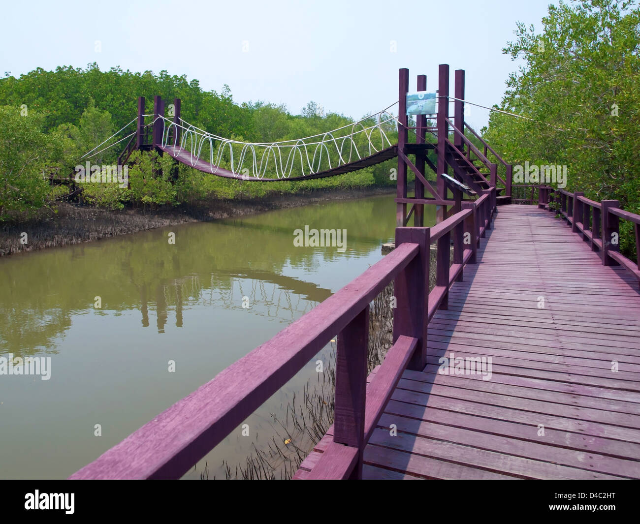 Wire rope suspension bridge hi-res stock photography and images - Alamy