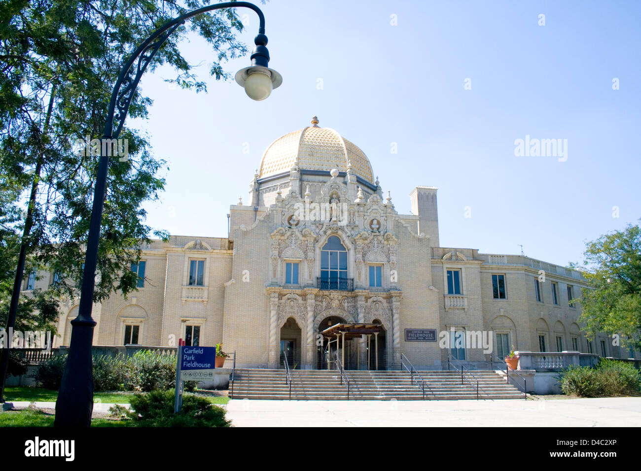 Garfield Park Field House. Chicago Illinois IL USA Stock Photo - Alamy