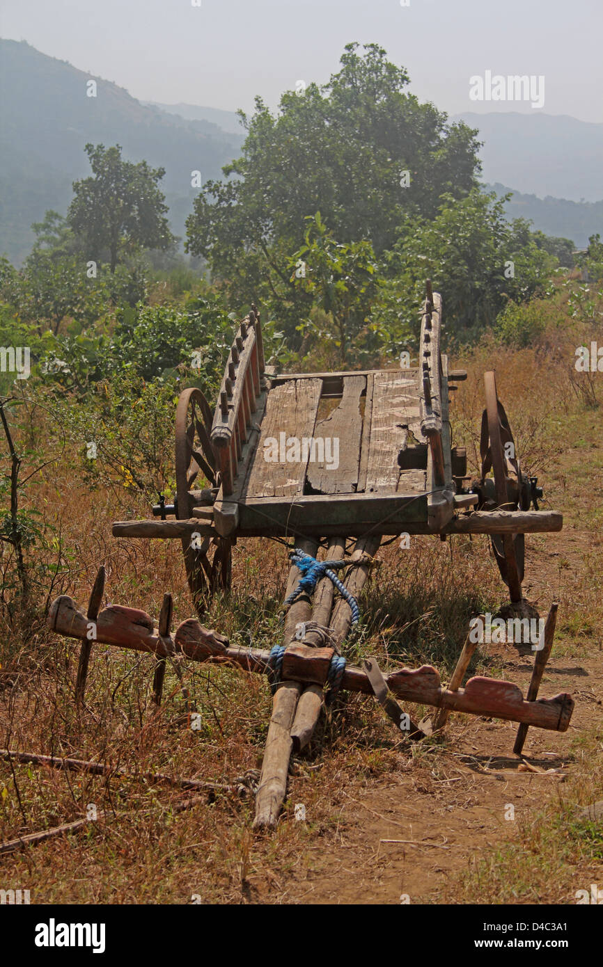 Bullock cart, India Stock Photo - Alamy
