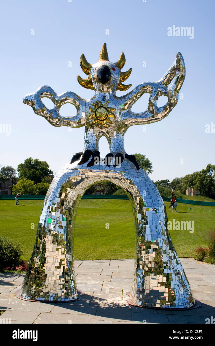 Firebird Statue by Niki de Saint Phalle (1930-2001) Garfield Park ...